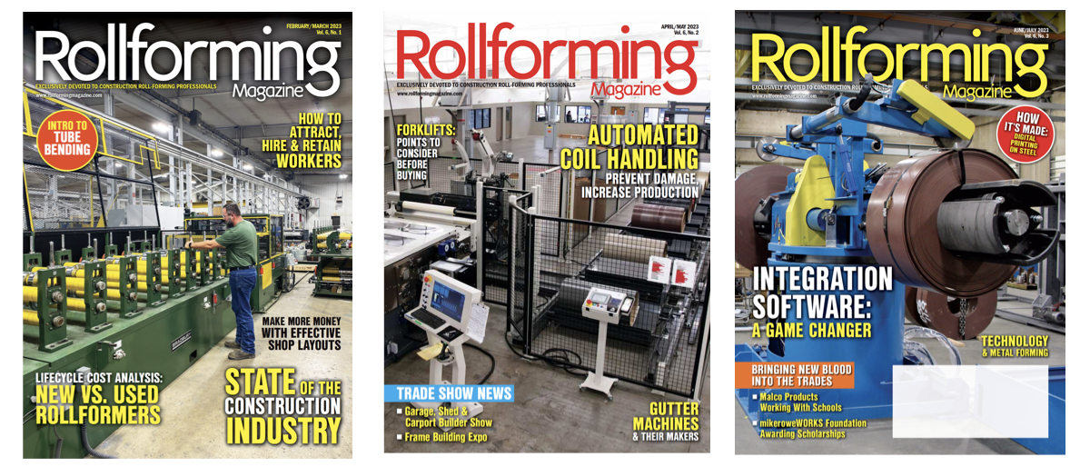About Rollforming Magazine | Shows and Magazines for Builders | Shield ...